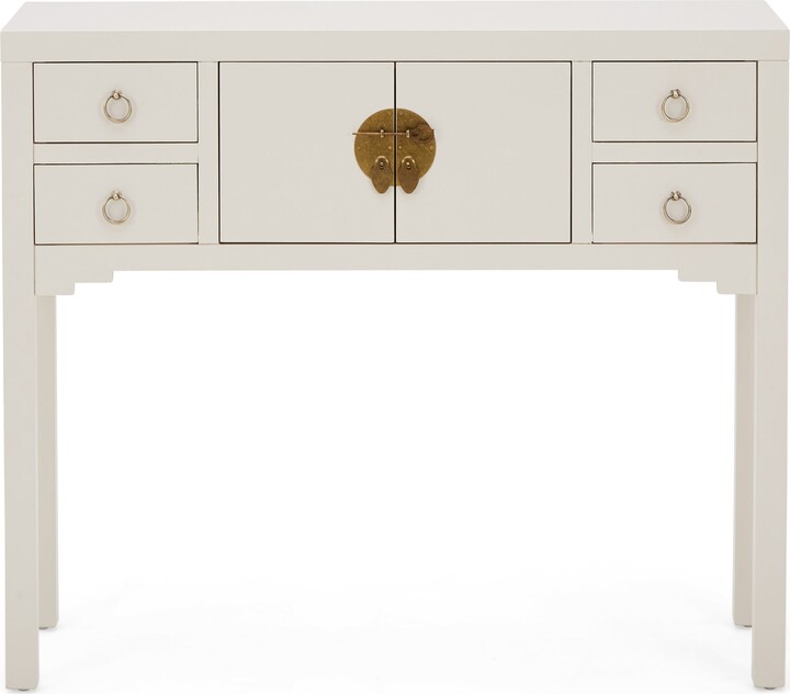 Dunelm Hanna Oyster Console Table Beige - ShopStyle