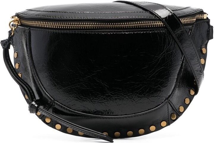 Isabel Marant Skano studded leather belt bag - ShopStyle