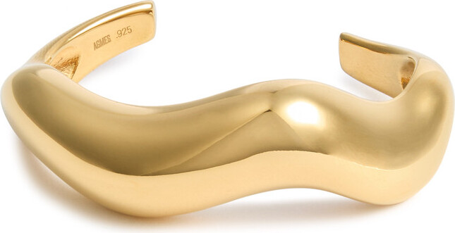 AGMES Astrid Large Gold Vermeil Cuff - ShopStyle Bracelets