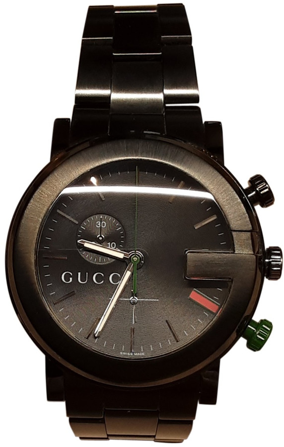 Gucci black Steel Watches - ShopStyle