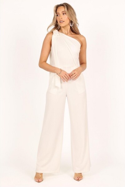 Petal and Pup Women Sadie One Shoulder Jumpuit - White S - ShopStyle ...