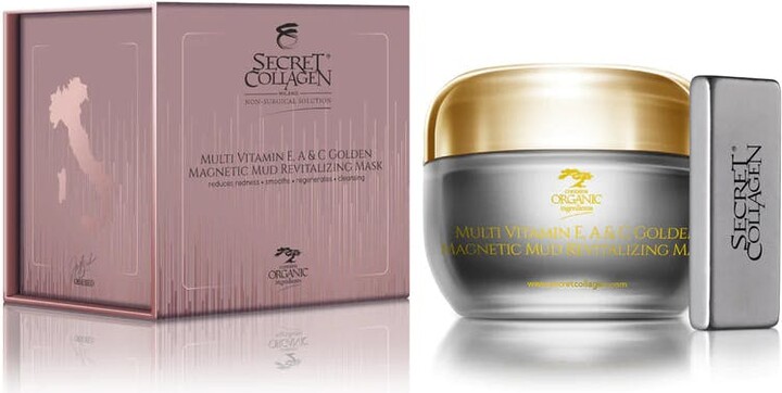 Secret Collagen Multi Vitamin E, A & C Golden Magnetic Mud Revitalizing ...