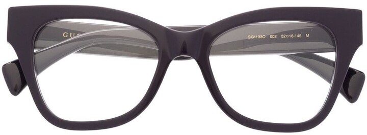 Gucci Eyewear Logo-Print Detail Glasses - ShopStyle Sunglasses