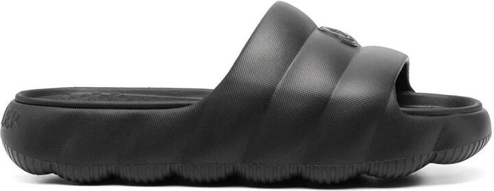 Moncler Lilo quilted slides - ShopStyle