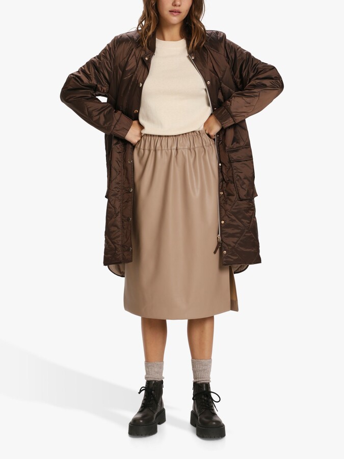 Saint Tropez Hazel Long Quilted Jacket - ShopStyle