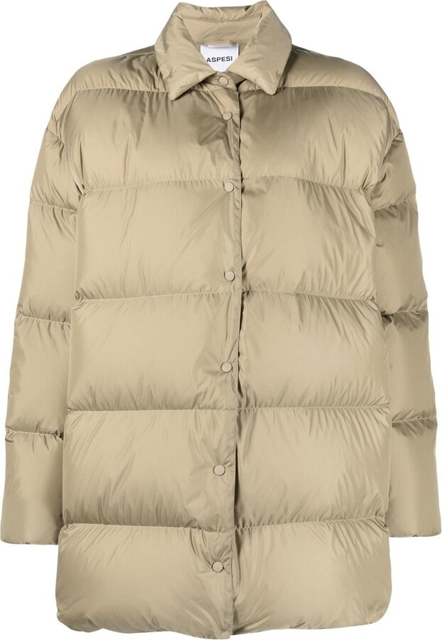 Aspesi Classic-Collar Puffer Jacket - ShopStyle