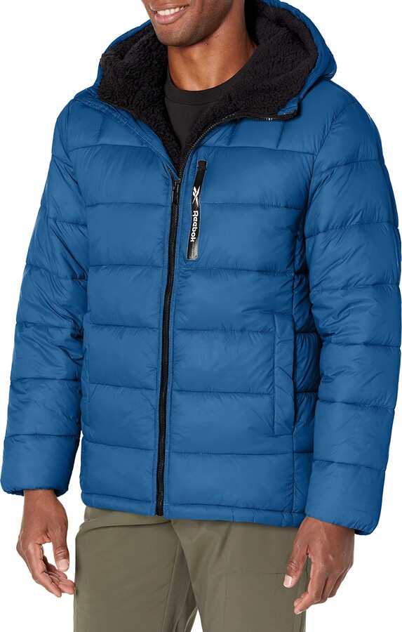 Reebok Men's Sherpa Lined Heavy Puffer Jacket - ShopStyle