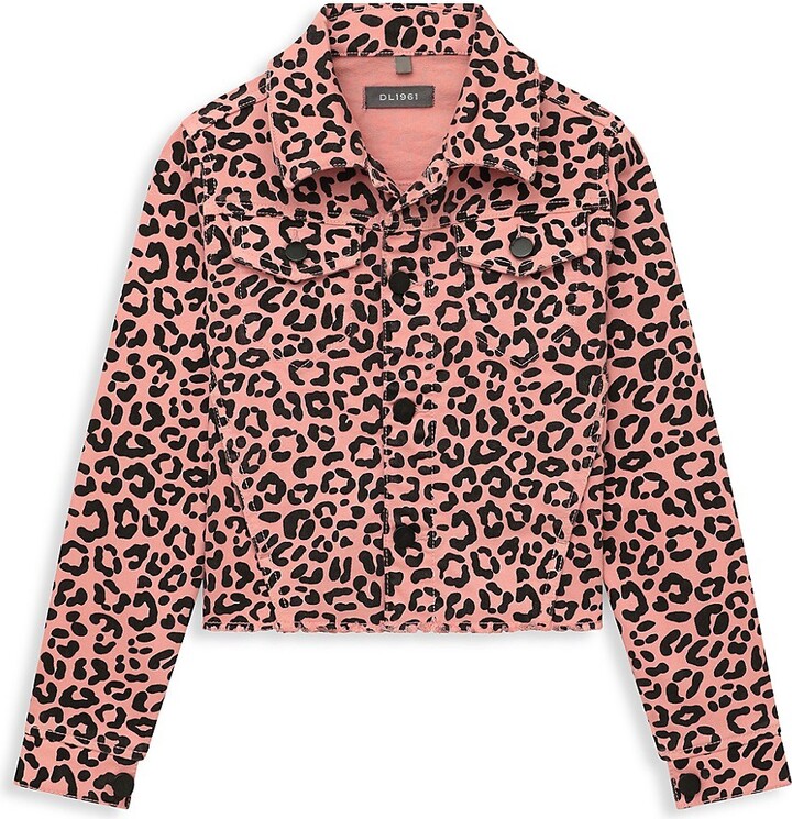 DL Premium Denim Girl's Manning Cheetah Jacket - ShopStyle