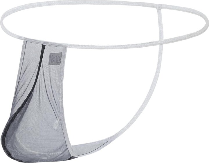 BIATWOWR Mens Sexy Underwear See Through G Strings Thongs Male Low Rise ...