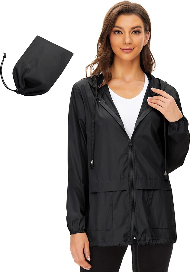 Durio Women's Lightweight Rain Jacket - ShopStyle