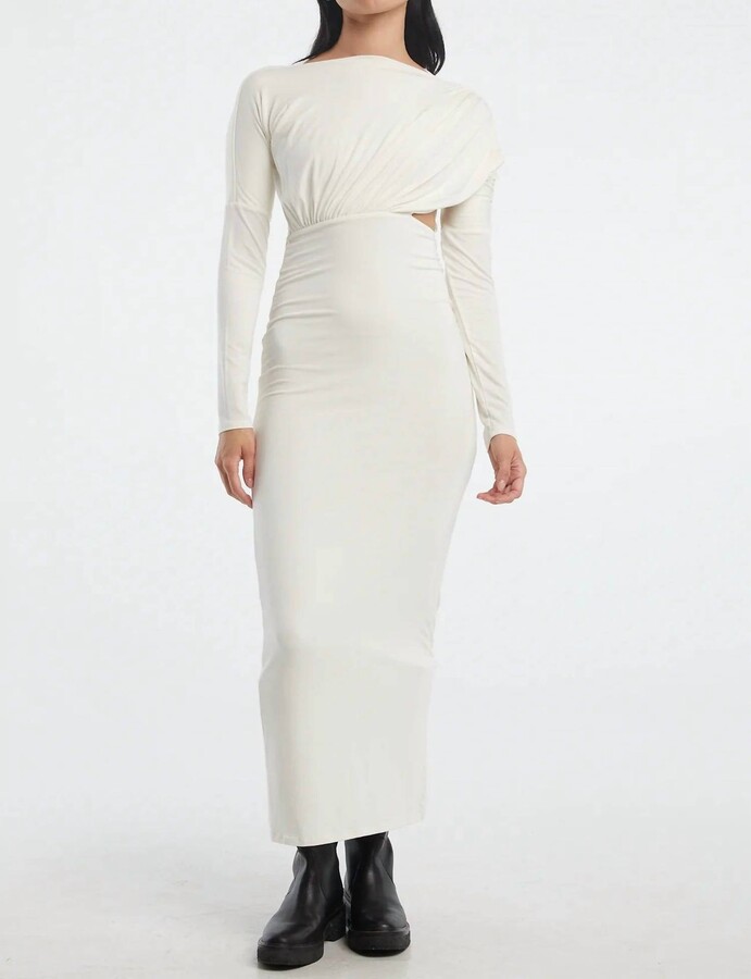 The Line By K The Pascal Dress In Vanilla - ShopStyle
