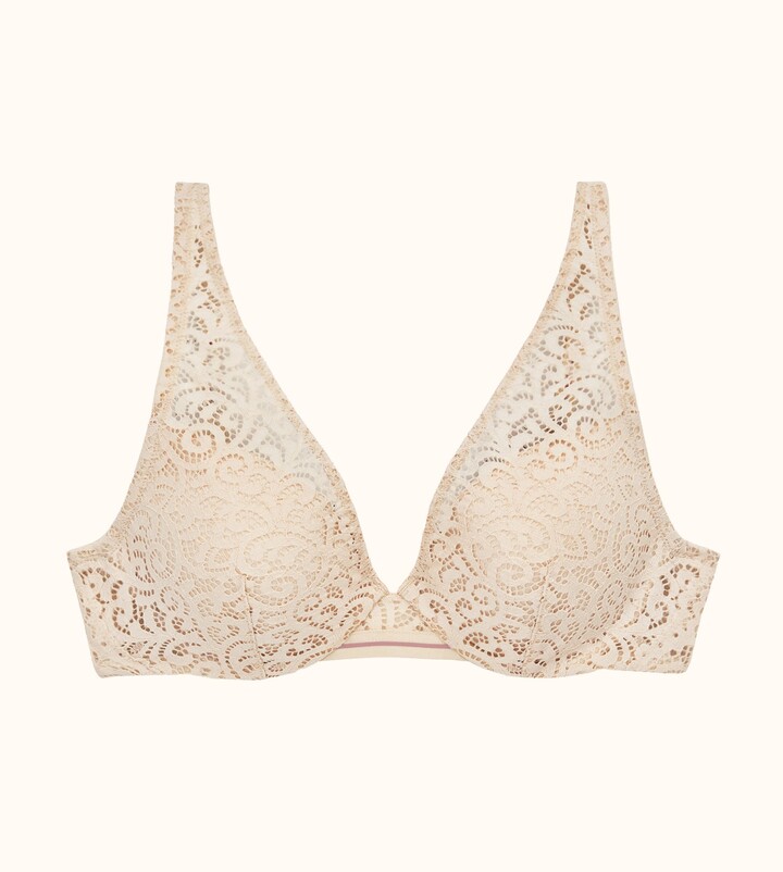 ThirdLove Artisan Lace Contour Plunge Bra - ShopStyle