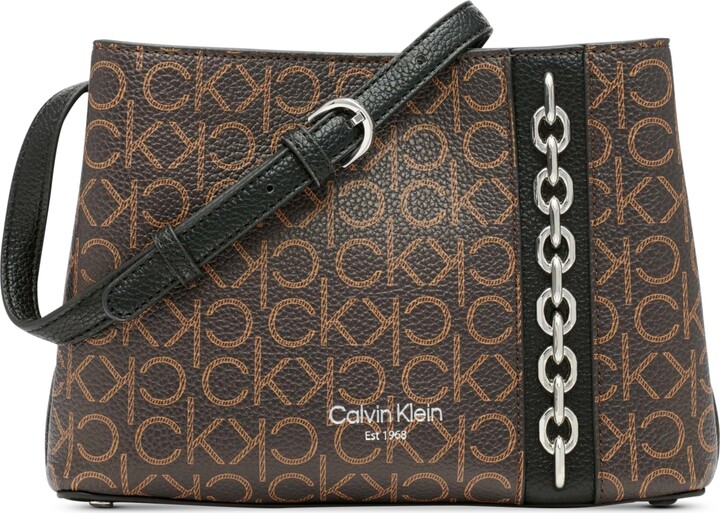 Calvin Klein Adeline Signature Triple Compartment Crossbody - ShopStyle ...