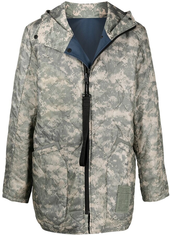 Raeburn ACU camouflage-print reversible field jacket - ShopStyle Outerwear