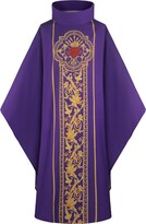 Duohropke Men's Clergy Priest Roman Celebrant Baptism Costume Vestment ...