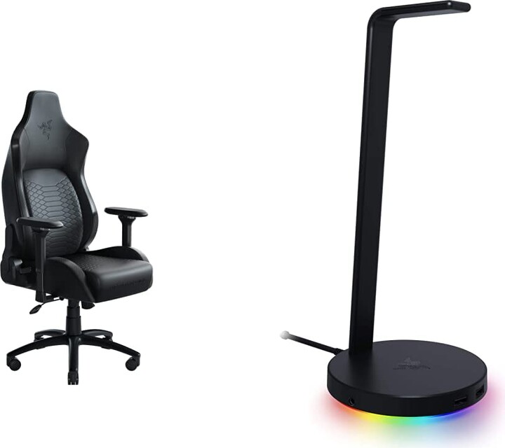 Razer Iskur Gaming-Chair: Ergonomic Lumbar Support System - Black ...