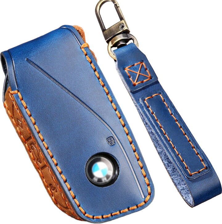 EASYANT Leather New Key Fob Cover for 2023 BMW X7 i7 xi 7 Series ...