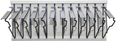 AdirOffice Blueprint Pivot Wall Rack, and 6026 24 in. Aluminum Hanging ...