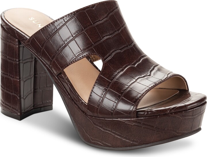 Sun + Stone Dariaa Slip-On Platform Dress Sandals, Created for Macy's ...