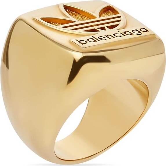 Balenciaga Adidas Trefoil Signet Ring - ShopStyle