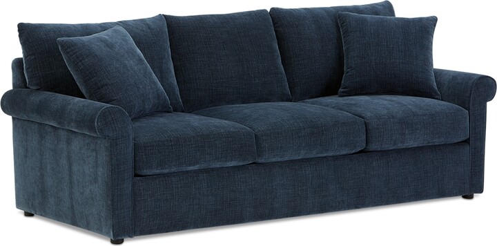 Furniture Closeout! Wedport 88" Fabric Roll Arm Sofa, Created for Macy ...