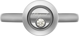 Chopard 18kt yellow gold Ice Cube diamond ring - ShopStyle