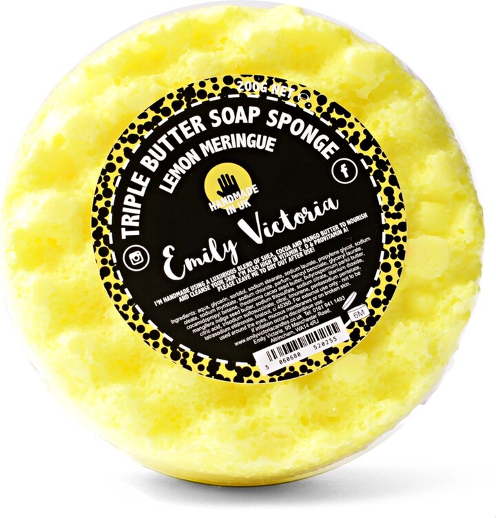 Emily Victoria Candles Triple Butter Soap Body Sponge - Lemon Meringue - ShopStyle