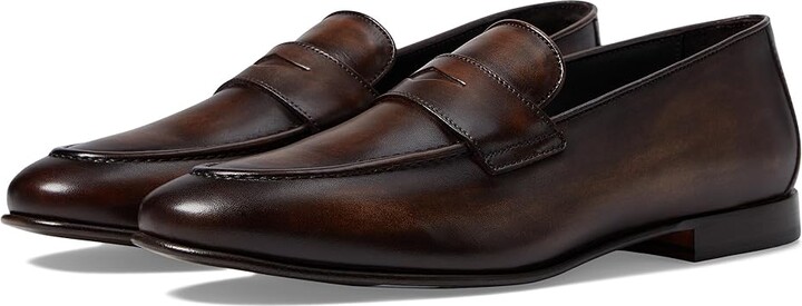 Massimo Matteo Corazzano Penny Loafer (Camel) Men's Shoes - ShopStyle