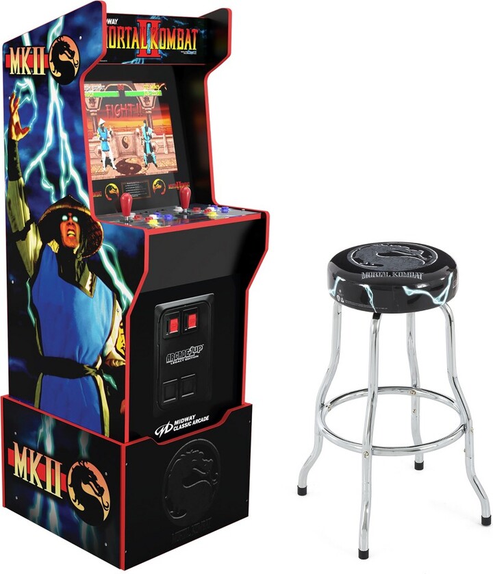 Arcade1Up Midway Legacy Mortal Kombat 12 in 1 Arcade Video Game Cabinet ...