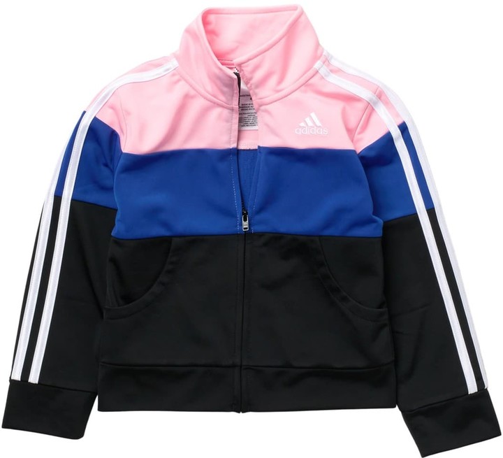 adidas Colorblock 3-Stripes Track Jacket - ShopStyle Girls' Outerwear