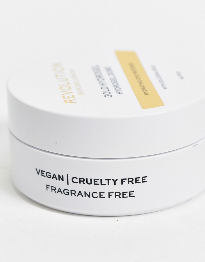 Revolution Skincare Gold Eye Hydrogel Hydrating Eye Patches with ...