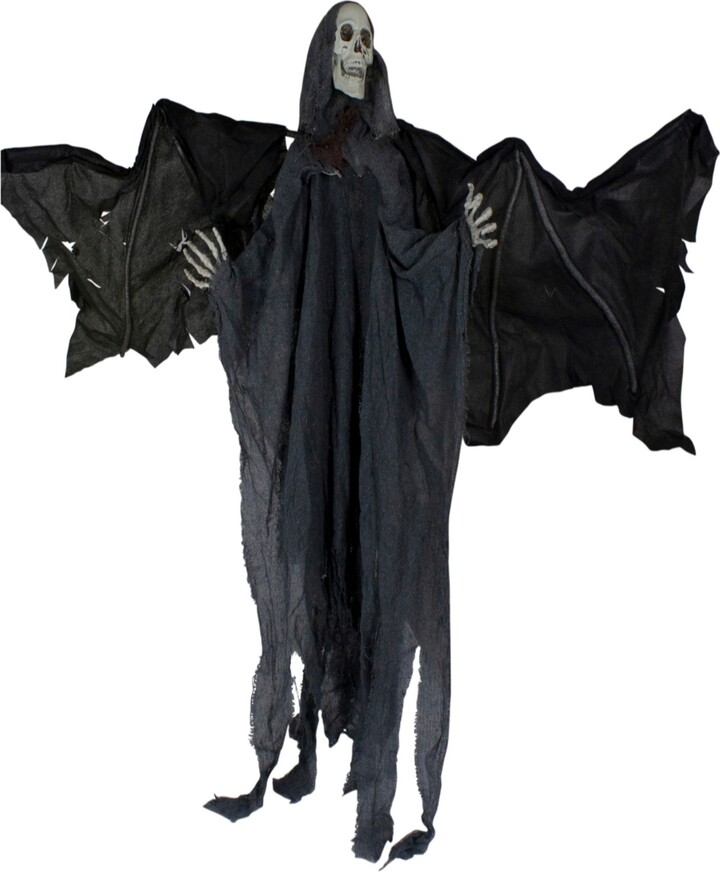 Northlight 50" Led Lighted and Animated Winged Grim Reaper Halloween ...
