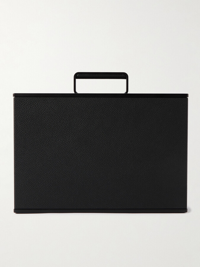Charles Simon Mackenzie Full-Grain Leather, Aluminium and Carbon ...