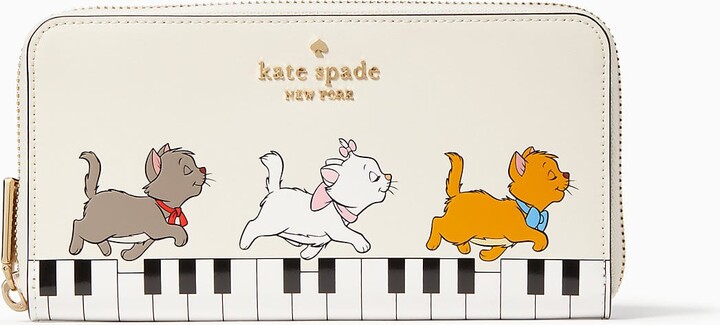 Kate Spade Disney X New York Aristocats Large Continental Wallet ...