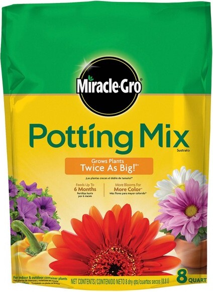 Miracle-Gro Premium Potting Mix 8qt - ShopStyle Garden Decor