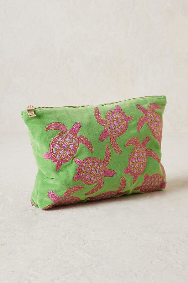 Elizabeth Scarlett Turtle Pouch - ShopStyle Makeup & Travel Bags