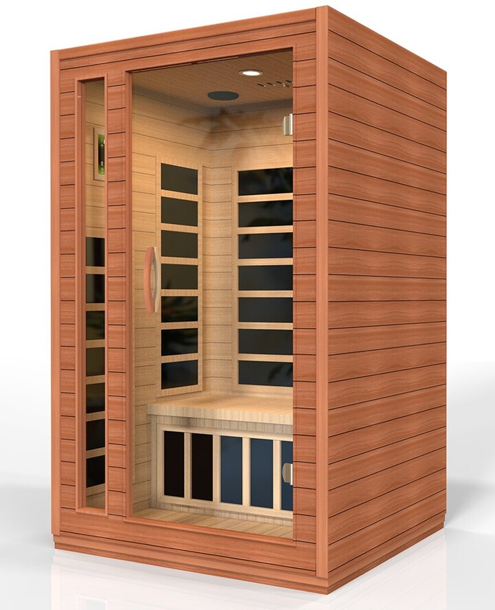 Dynamic Saunas Cordoba Elite 2-Person Ultra Low Emf (Under 3Mg) Far ...