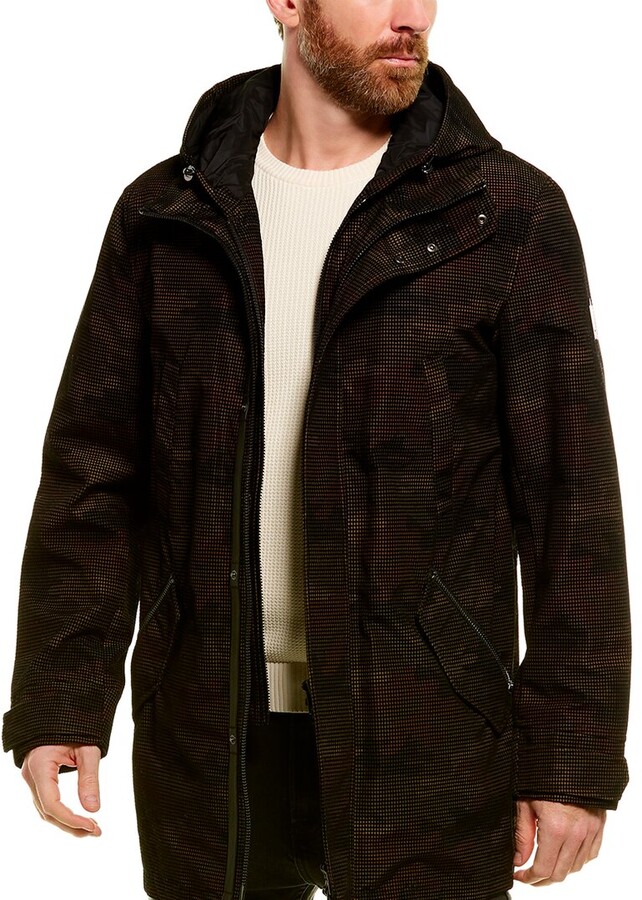 Mackage Edward Leather-Trim Parka Jacket - ShopStyle