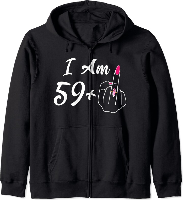 Personalized I Am 59 Plus 1 Middle Finger 60th Old Personalized I Am 59 ...