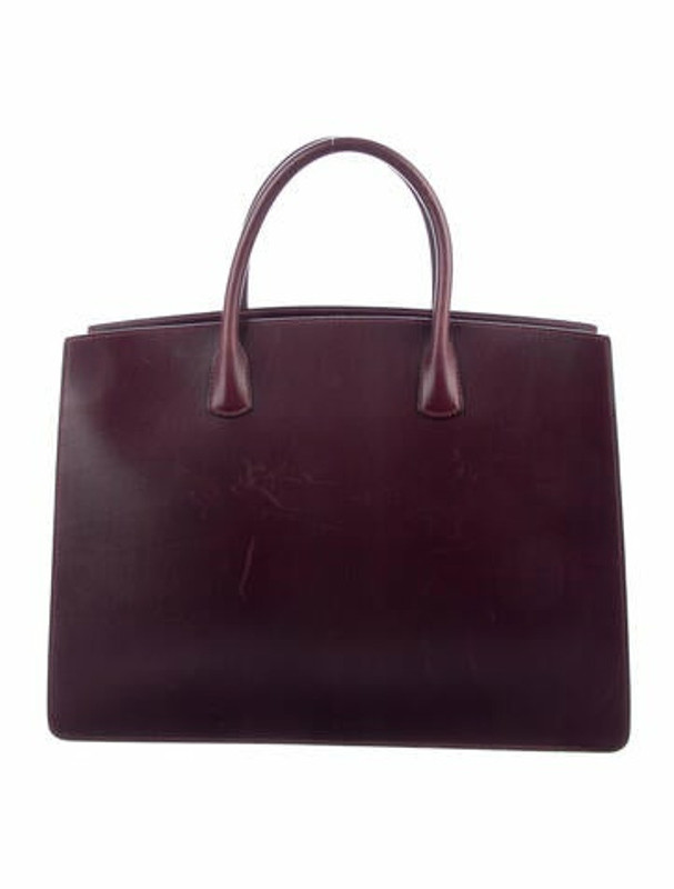 Hermes Chamonix White Bus 40 Prune - ShopStyle Tote Bags