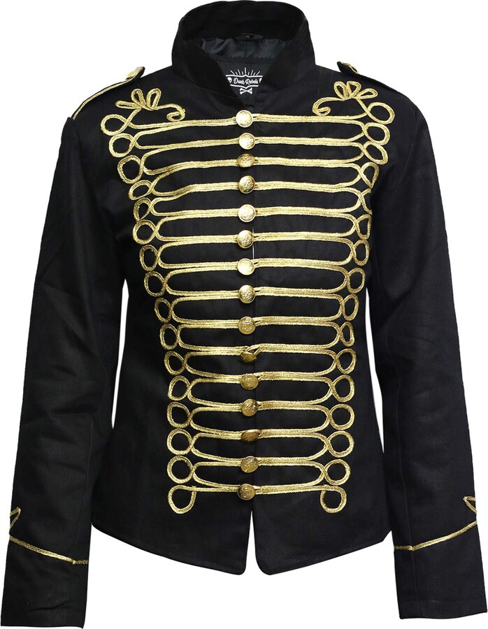 Pamposh Women Steampunk Hussar Military Drummer Parade Jackets ...