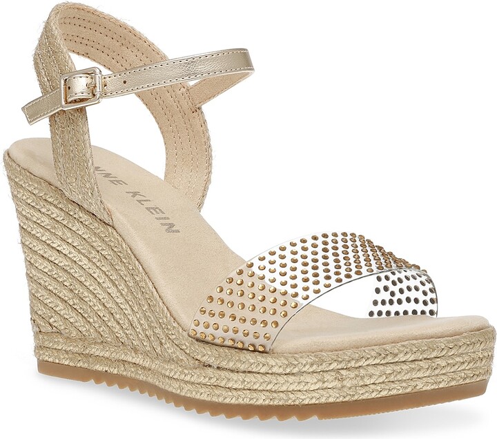 Anne Klein Wella Wedge Sandal - ShopStyle