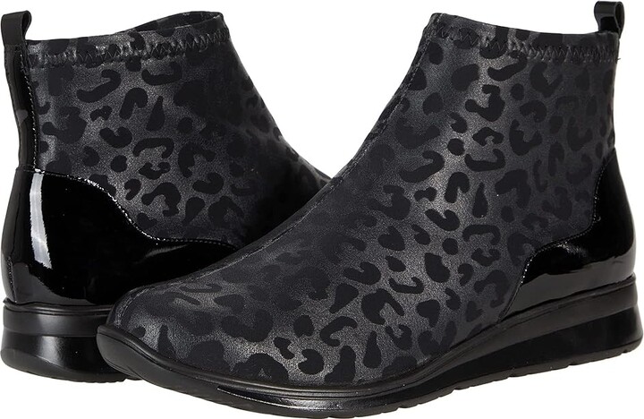 Walking Cradles Dalton (Black Leopard Stretch) Women's Shoes - ShopStyle Boots