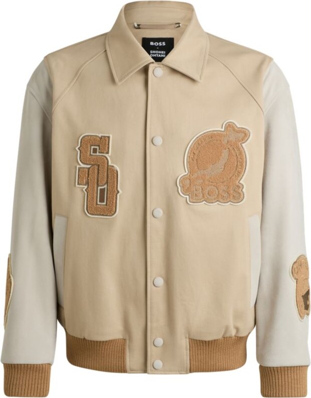 HUGO BOSS x Shohei Ohtani varsity jacket with special artwork - ShopStyle