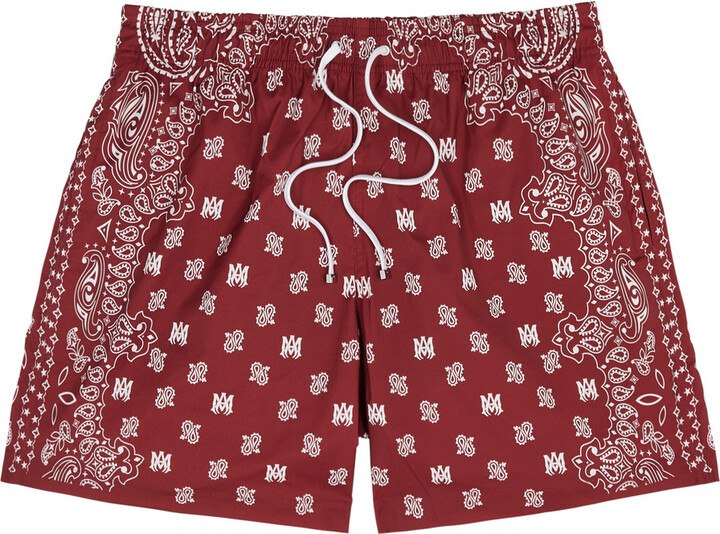 Amiri Bandana-print Shell Swim Shorts - ShopStyle