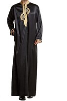 Darabun Mens Kaftan Robe Muslim Ethnic Thobe Saudi Arab Jubba Dubai ...