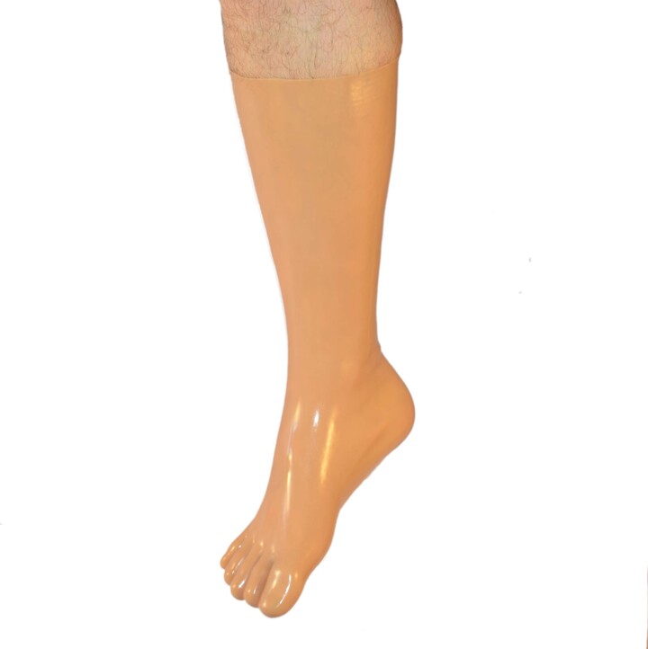 Rubberfashion Latex Toe Socks Long Extra Thick - Latex Toe Socks Calf ...