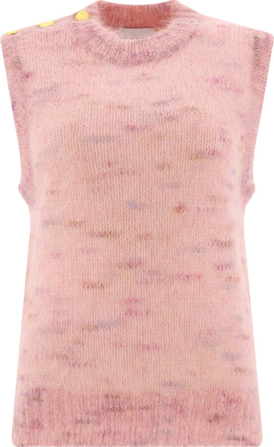 Ganni Vest with buttons - ShopStyle