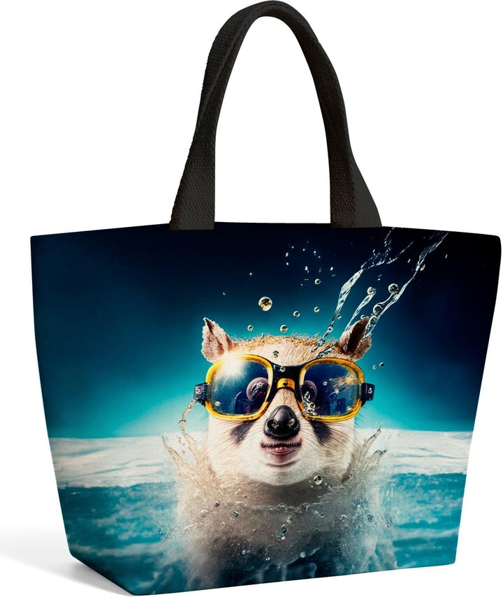 Warren Reed - Designer Dormouse With Glasses Splashart Beach Shopper ...