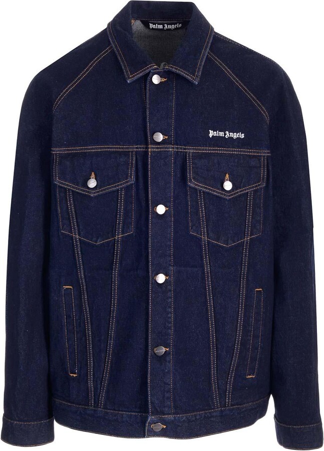 Palm Angels Denim Jacket - ShopStyle